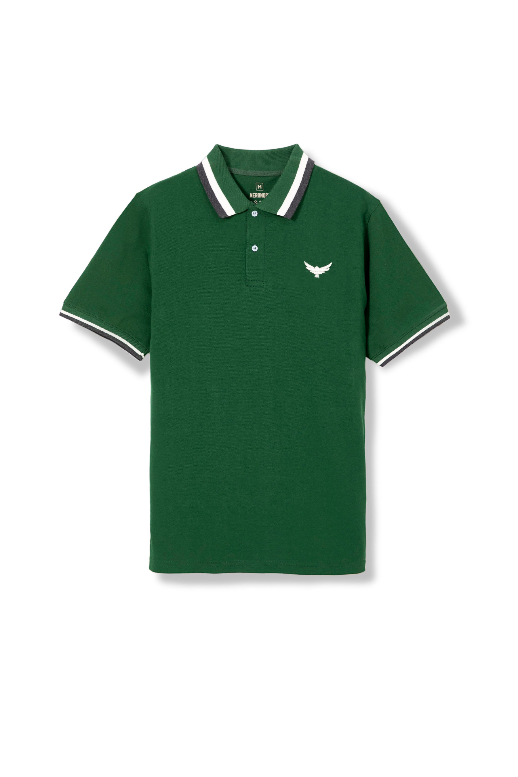 Premium Tipping Collar Polo Shirt - Emerald – Aeronore